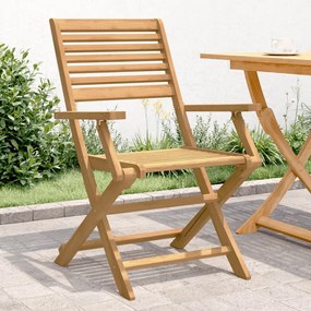 vidaXL Skládací zahradní židle 4 ks 54,5x61,5x86,5 cm masivní akácie