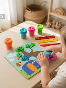 Sinsay - Kreativní sada s modelínou a kartami - vícebarevná