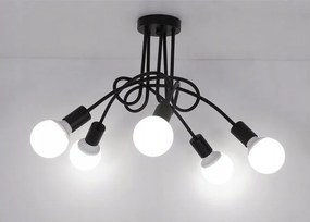 Toolight Paradise, stropní svítidlo 5xE27 392252, šedá, OSW-04013