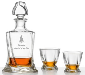 Dekorant Vánoční whisky set Quadro 1+2