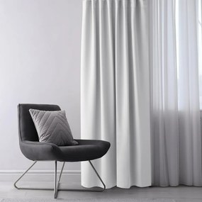 Restilo Závěs Blackout EYELETS bílá, 140 x 245 cm