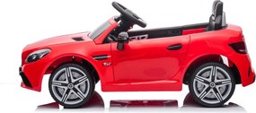 LEAN CARS Elektrické autíčko Mercedes SLC 300 LED MP3 červené