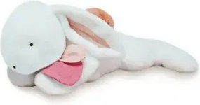 Doudou Plyšový králík s tmavě růžovou bambulkou 80 cm / od 0 let