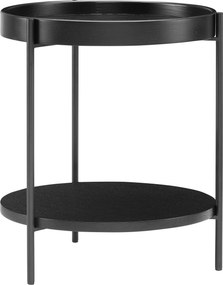 XXXLutz ODKLÁDACÍ STOLEK, černá, kompozitní dřevo, 44/49 cm Livetastic - Online Only konferenční stolky - 001769013004