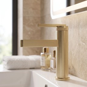 Rea, Koupelnová baterie Rea Grace Brush Gold, REA-B8932