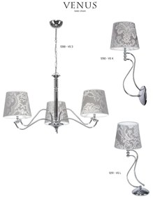 JUPITER 1288-VS3 - Závěsné svítidlo VENUS 3xE27/60W