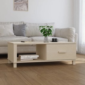 Konferenční stolek HAMAR medově hnědý 100x55x35 cm borovice 340452