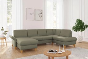 XXXLutz SEDACÍ SOUPRAVA, textil, olivově zelená Sit & More - Sedací soupravy - 00014401611M