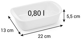 Zapékací mísa z kameniny 13x22 cm Delícia – Tescoma