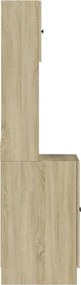 Kuchyňská skříňka dub sonoma 60 x 50 x 180 cm kompozitní dřevo 3276639