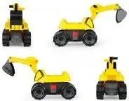 Lena GIGA TRUCKS bagr žlutá / od 3 let