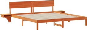 Rám postele Voskově hnědá 200 x 200 cm Masivní borové dřevo 3385750
