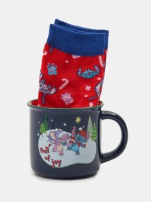 Sinsay - Vánoční dárková sada: hrnek a ponožky Stitch - vícebarevná