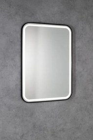 Sapho CETIS zrcadlo s LED osvětlením 60 x 80 cm černá mat CT080