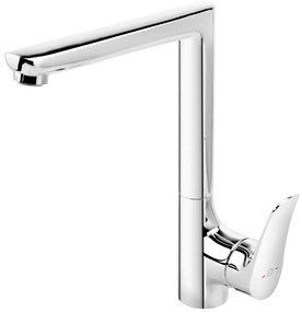 F-Design Brezza, stojánková dřezová baterie, chrom lesklý, FD1-BRZ-4-11