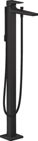 Hansgrohe Metropol, vanová baterie na podlahu, černá matná, 32532670