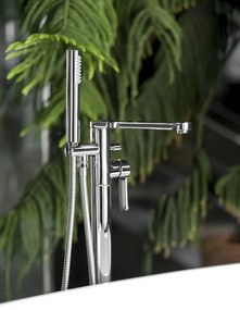 Sapho, SEMA vanová baterie s připojením do podlahy, 860 mm, chrom, ZU420