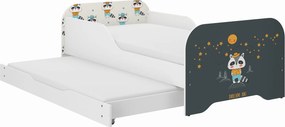 Wooden Toys Dětská postel MIKI 160x80 BORSUK s funkcí na spaní (1)