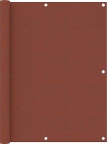 vidaXL Balkónová zástěna 120 x 300 cm oxfordská látka [134956] Barva: Cihlová
