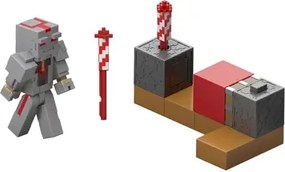 MATTEL Figurka Minecraft Firework Launcher / 8 cm / od 6 let