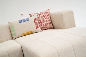 Hanah Home Rohová pohovka BEYZA MINI pravá krémová