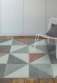 Růžový koberec Furla Cubic Pink Rozměry: 200x290 cm