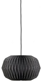 Hoorns Černé papírové závěsné světlo Pylon 44 cm