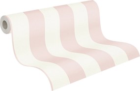 AS Création Vliesová tapeta (Smetana s rosé, 10,05 x 0,53 m)