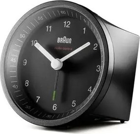 Braun BC07 černá / Klasický budík / Analogový / DCF ( Rádiem řízené) /
