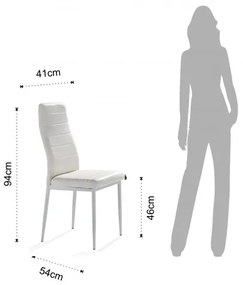 Židle CAMARO WHITE TOMASUCCI