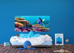 Dětská vliesová fototapeta na zed' Hledá se Nemo pod vodou, Disney | 202 x 90 cm | DFTDNH 5379