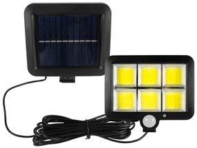 Kobi | LED Solární reflektor se senzorem LED/1,5W/3,7V 6000K IP44 | KB0366