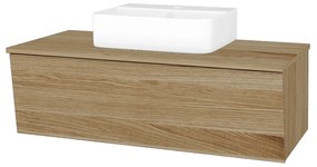 Dřevojas Koupelnová skříň INVENCE SZZ 100 (umyvadlo Joy 3) Varianta: L01 Bílá vysoký lesk / D08 Wenge