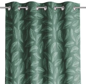 Závěs AmeliaHome Calm s průchodkami 140x250 zelený