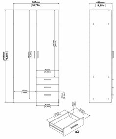 Skříň Sprint 68084 jackson hickory