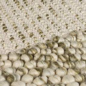 Kusový koberec Bobble Wool Green, 120x170, zelená, obývacia izba, Flair Rugs