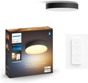 Stropní světlo philips hue enrave m černá