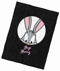 Mikroplyšová deka Bugs Bunny Black Art 150x200 cm