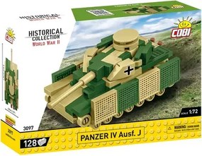 COBI 3097 II WW Panzer IV Ausf J / 128 kostek / 1:72 / od 6 let