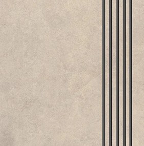 Stargres Dlažba Qubus Soft Grey Schodovka 33,3x33,3 - 161301