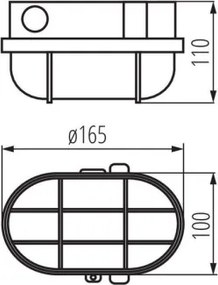 Svítidlo Kanlux MILO 7040T/P E27 IP54 70523