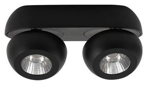 Nova Luce Bodové svítidlo GON, LED 2x5W 3000K Barva: Černá