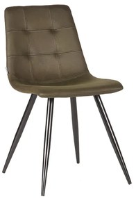 LABEL51 jídelní židle JAY zelená Color: Army green UK-30.232