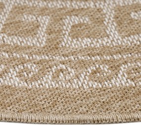Ayyildiz, AKCE: 160x160 (průměr) kruh cm Kusový koberec Comilla 887 Beige kruh, béžová, chodba / předsíň