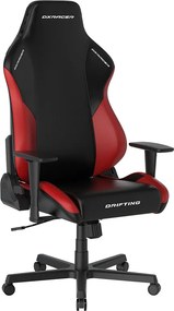 Herní židle DXRacer DRIFTING XL - umělá kůže, černá / červená