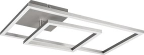 Trio Leuchten PADELLA LED stropní svítidlo stříbrné, 3000 lm, 25 W