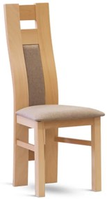 Jídelní židle TOSCA – masiv buk, nosnost 130 kg, více barev Buk + camel 4