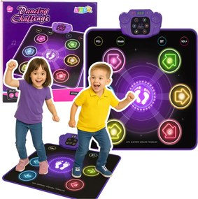 LEAN Toys Interaktivní taneční podložka pro děti s Bluetooth, 5 režimů, 3 jazyky