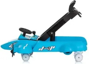 CHIPOLINO Chodítko interaktivní Airplane 3v1 modrá / od 6 měsíců