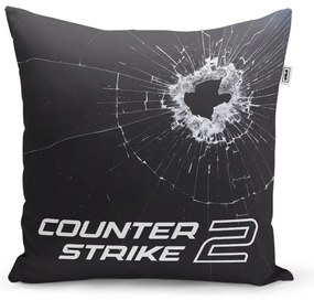 Sablio Polštář Counter Strike 2 Průstřel - 60x60 cm